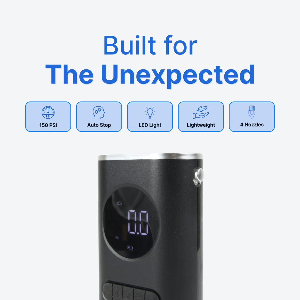 Inflato™ | Portable Car Air Pump with Free Travel Case