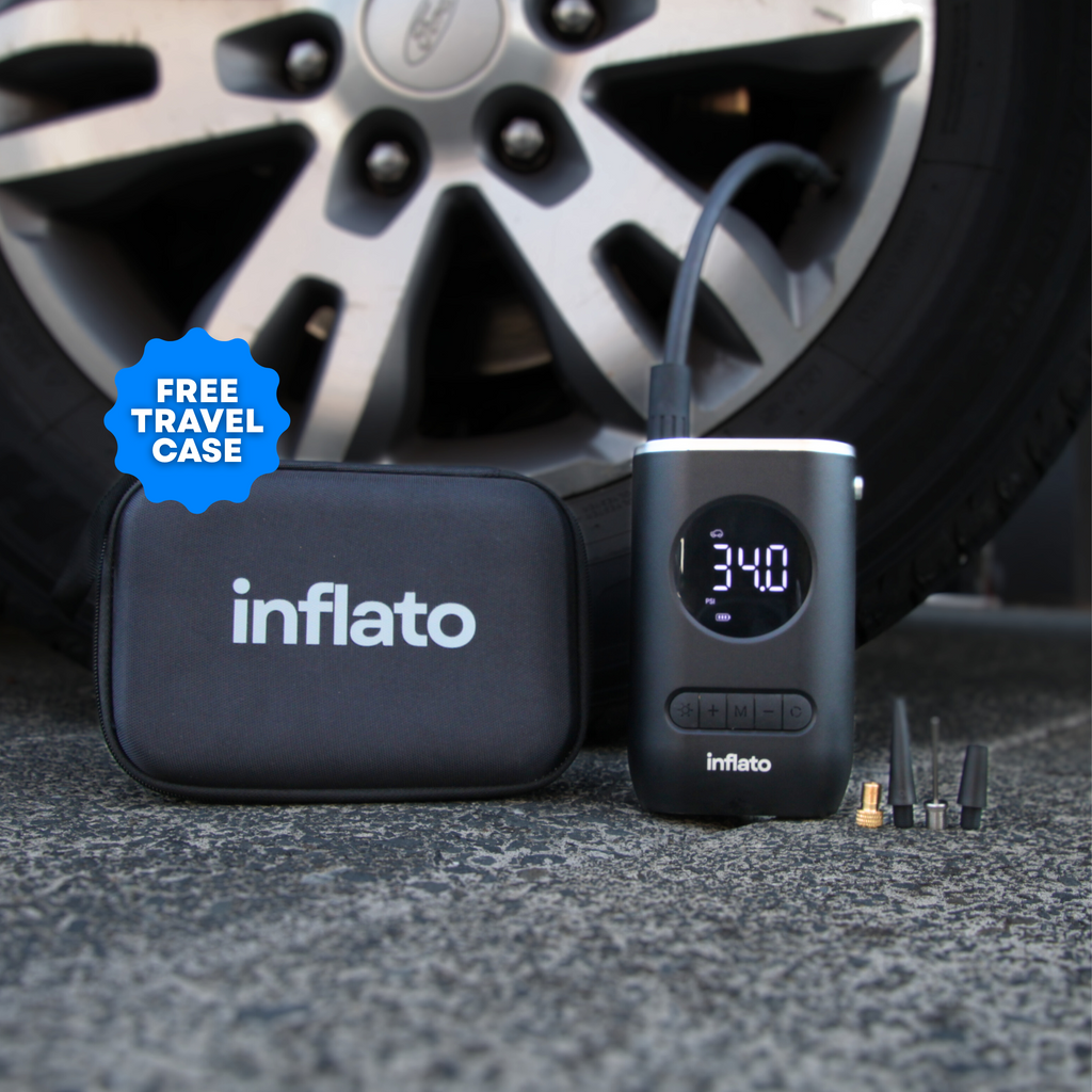 Inflato™ | Portable Car Air Pump with Free Travel Case